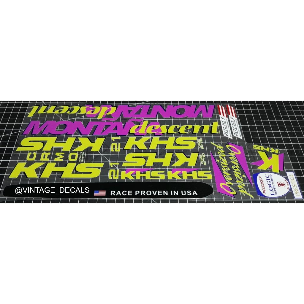 Jual sticker sepeda KHS MONTANA DESCENT | Shopee Indonesia