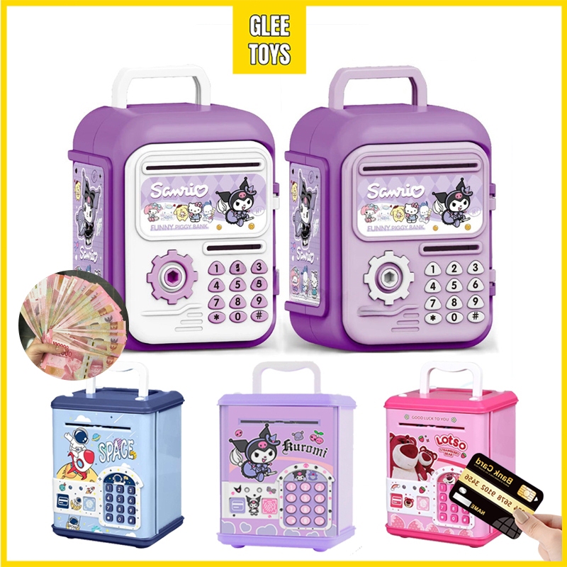 Jual Glee Celengan kecil Mini Labubu Mainan Anak-anak ATM Tabungan Uang ...