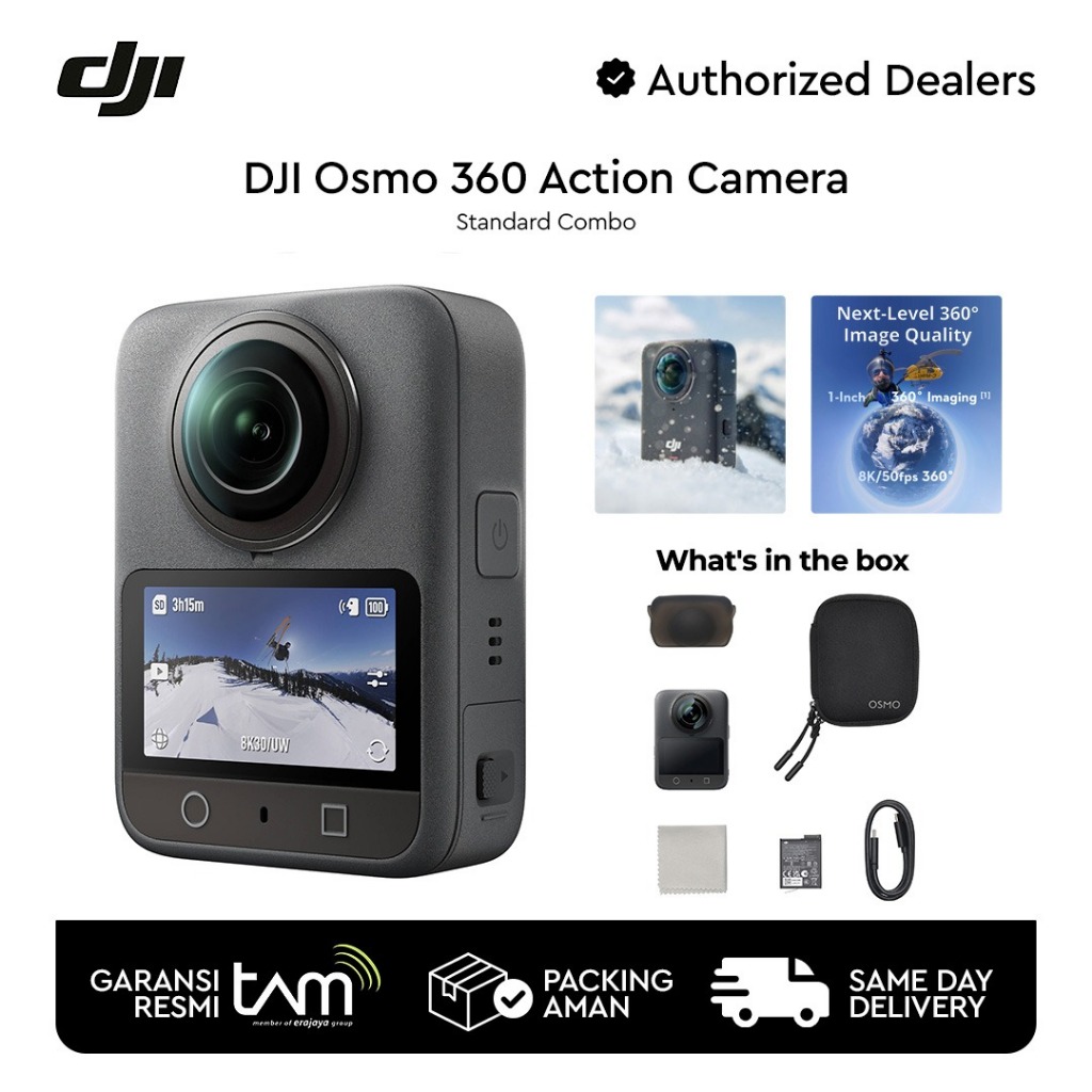 Jual DJI Osmo 360 - 8K Revolutionary 360° Camera | 120MP 360° Photo ...
