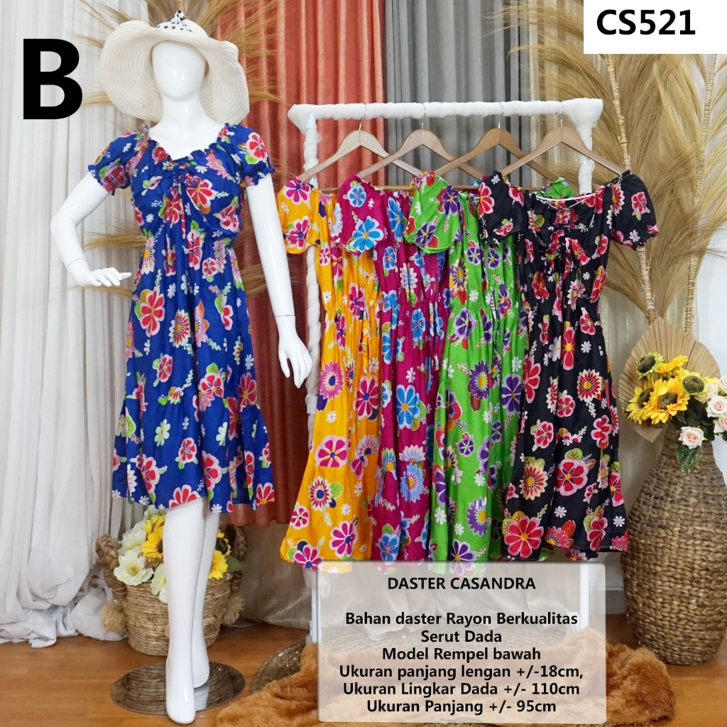 Jual [ CS ] GROSIR DASTER CASANDRA / DASTER RUMAHAN / DASTER REMAJA ...