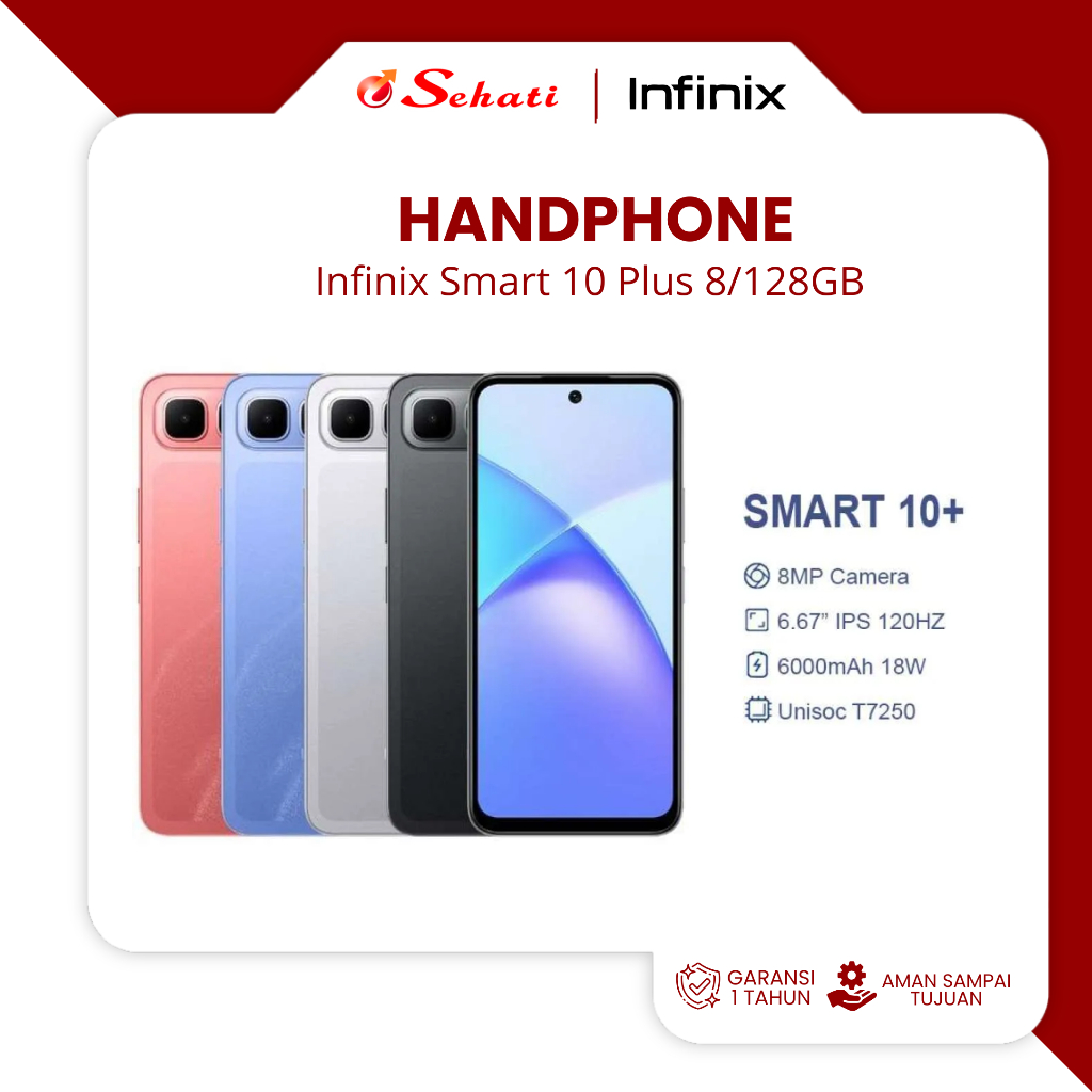 Jual (CHAT ADMIN UNTUK PENGIRIMAN INSTANT) INFINIX Smart 10+ Plus 8/128 ...