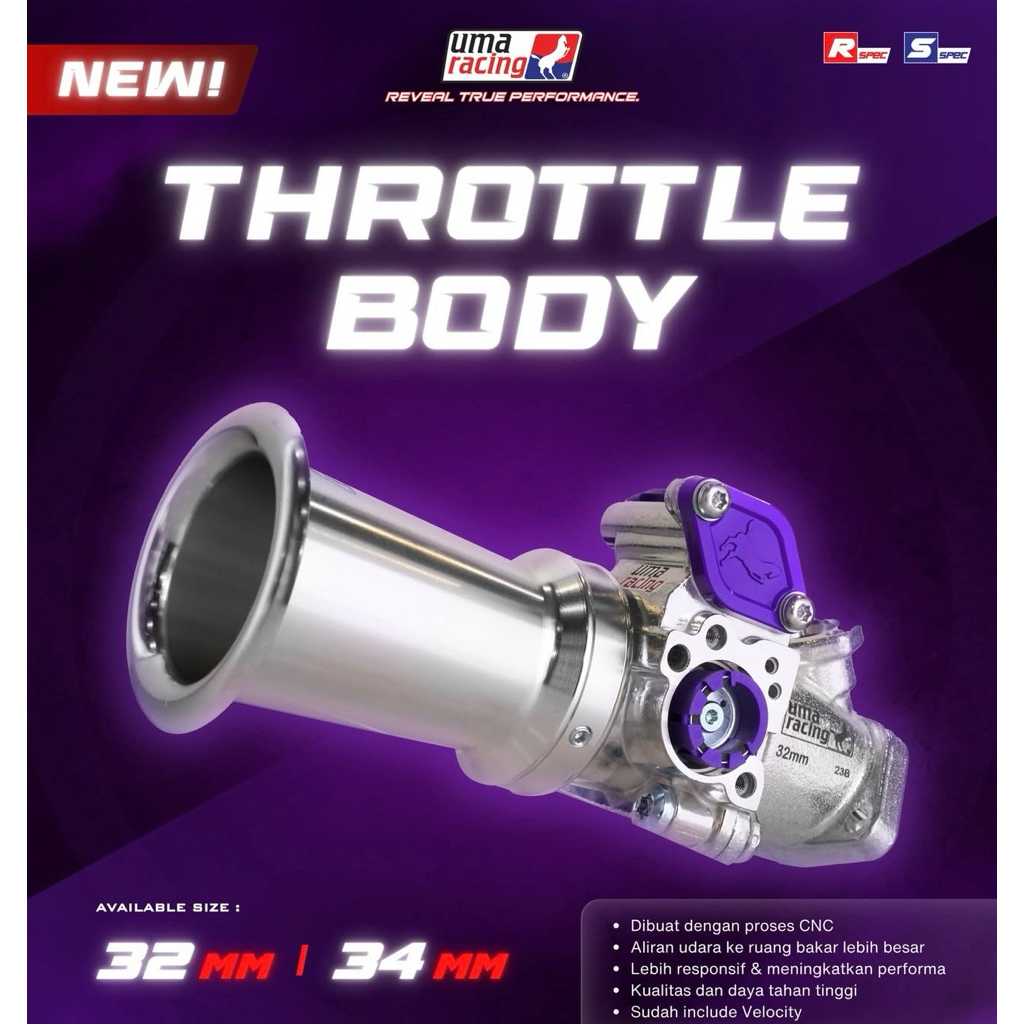 Jual THROTTLE BODY R 15 V3 PNP AEROX NEW AEROX OLD NMAX NEW TB DOWN ...