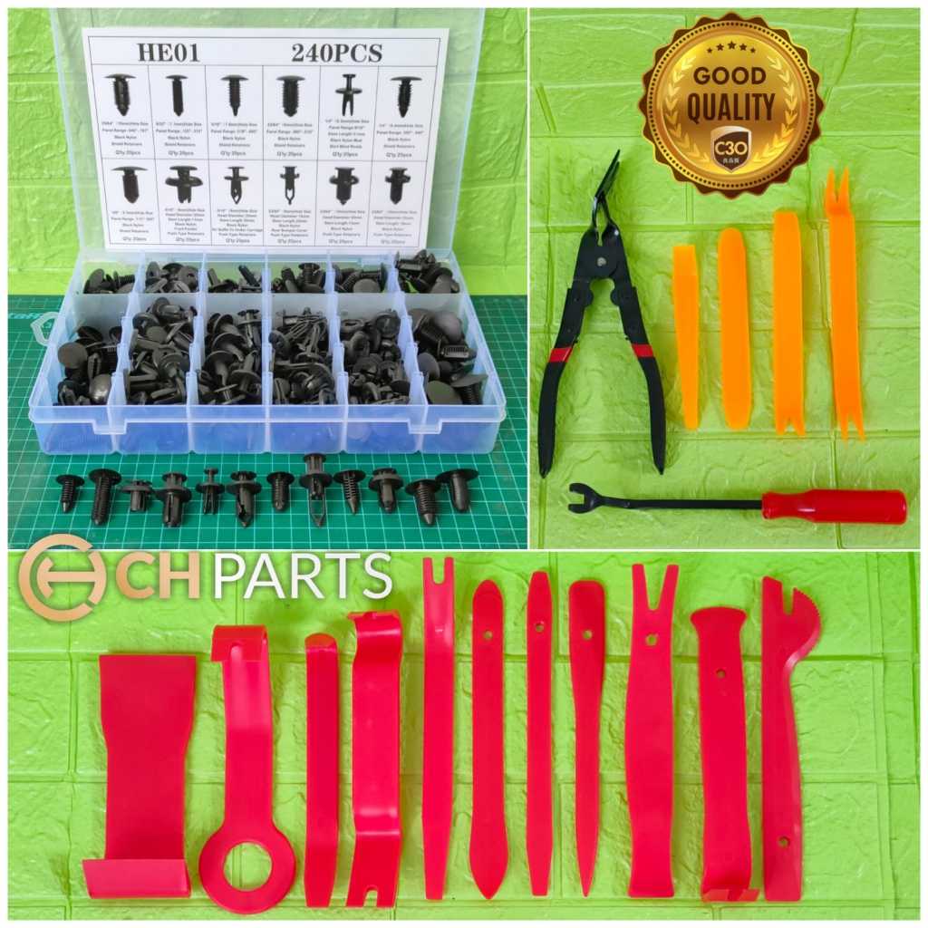 Jual Baut Rivet Kancing Klip Cabel Ties Baut Pengencang Body Kendaraan ...