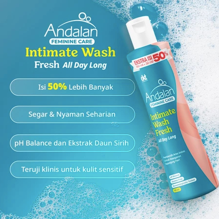 Jual Andalan Feminine Care Wash Fresh 90ml | Shopee Indonesia