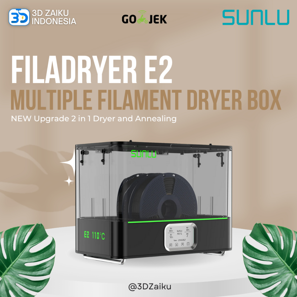 Jual Sunlu Filadryer E2 Multiple Filament Dryer Box Storage NEW Upgrade ...