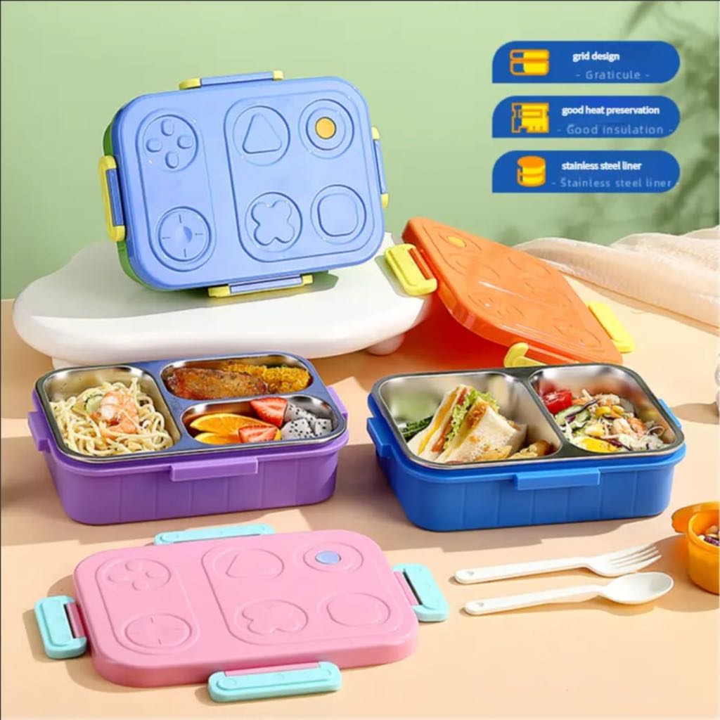 Jual KOTAK MAKAN LUNCH BOX ANAK MODEL CONTROLLER 2 DAN 3 SEKAT ...
