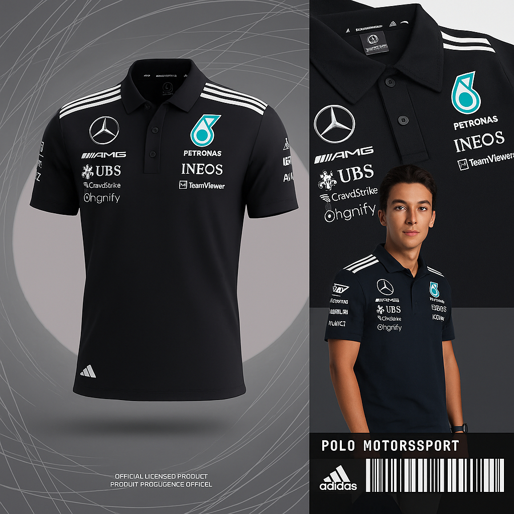 Jual POLO SHIRT MERCEDES AMG F1 2025 | KAOS POLO PRIA KEREN TERBARU ...