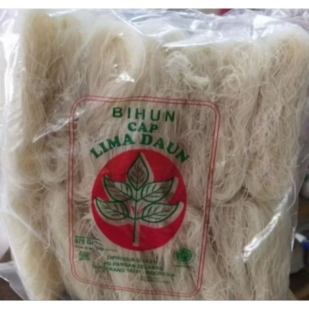 Jual bihun cap lima daun 975 gram bihun halus | Shopee Indonesia