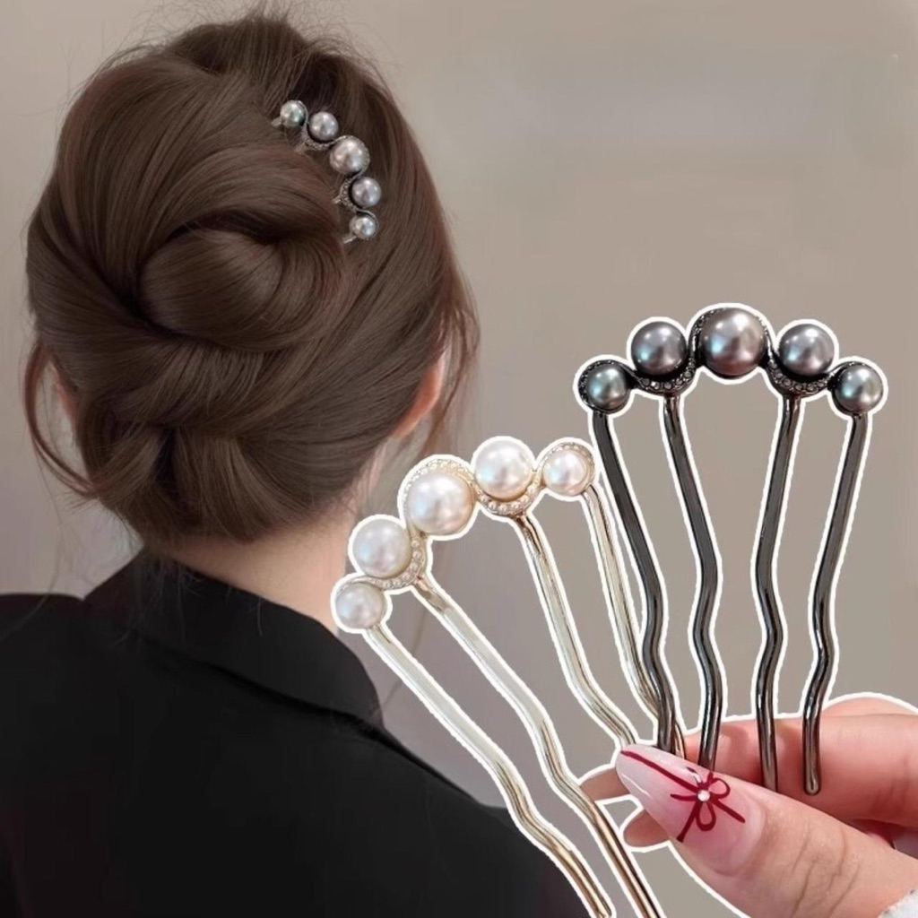 Jual Sirkam Tusuk Konde Hair Do Modern Niki Gaya Korea Sanggul Modern ...
