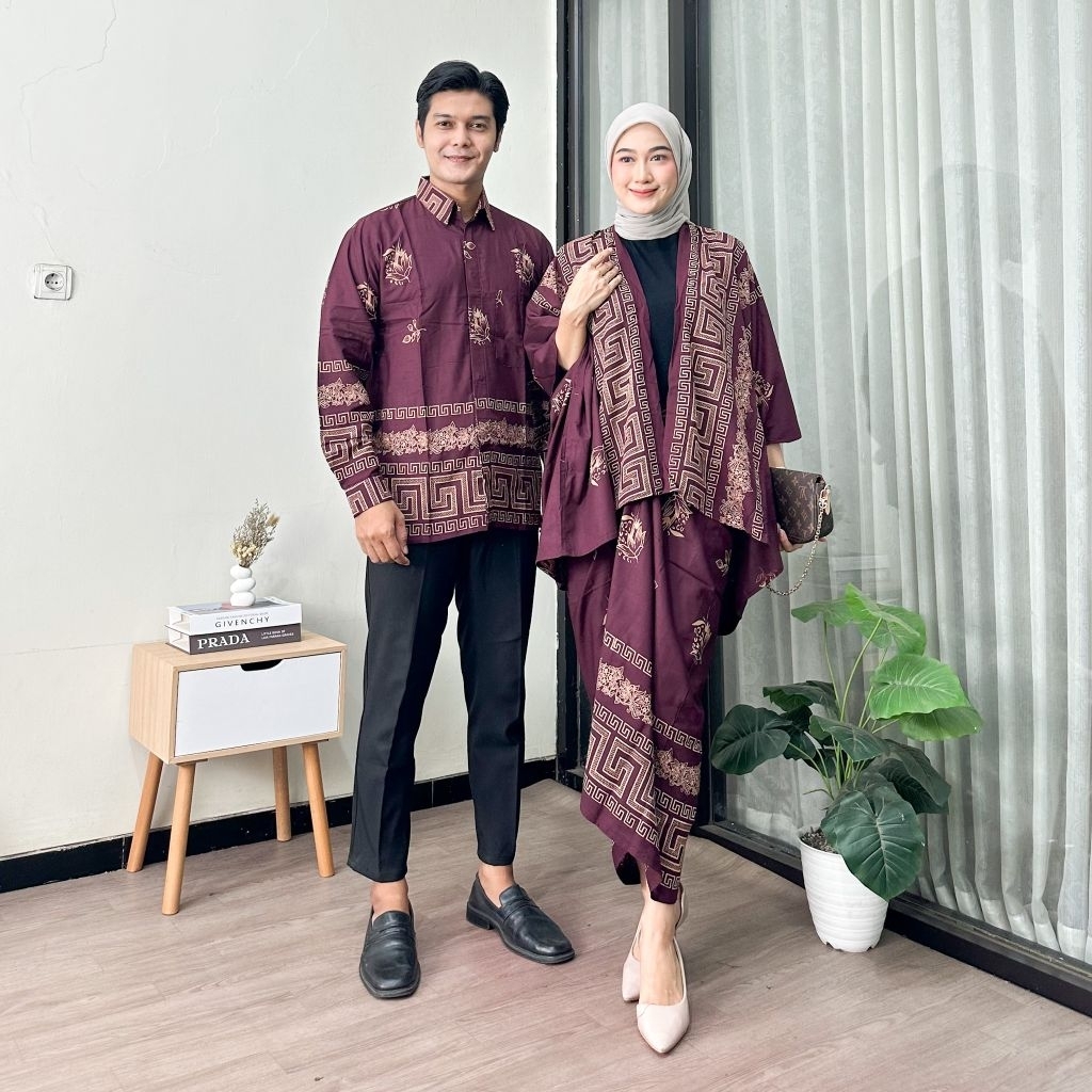 Jual Batik Couple Modern Set Cardigan Couple Kemeja Batik Pria Baju ...