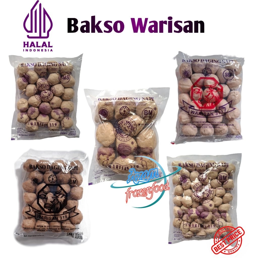 Jual BAKSO WARISAN 319 BMS, BM, SBP, BMS Super isi 10/25/50 | Shopee ...