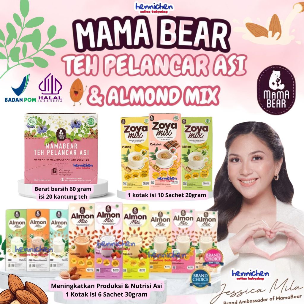 Jual Mamabear teh pelancar ASI booster tea / teh penambah atau pelancar ...