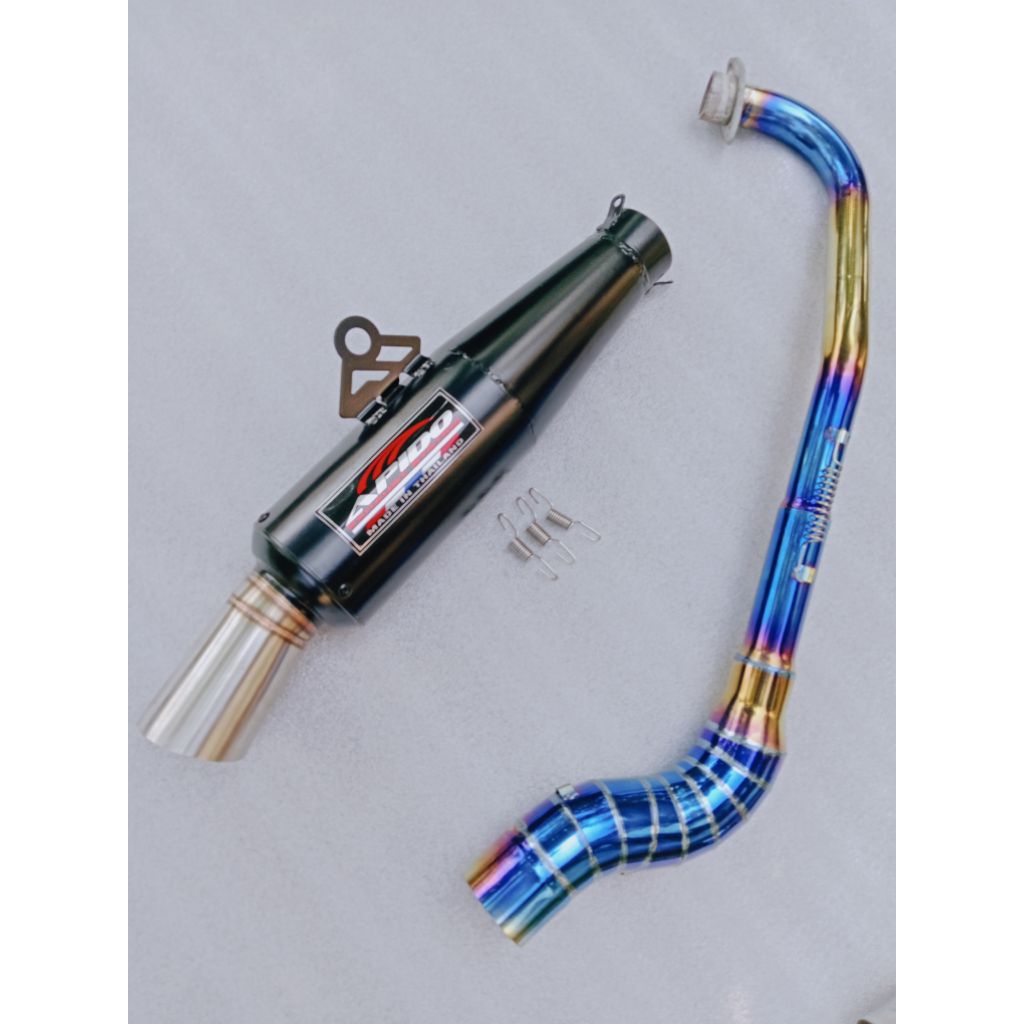 Jual Apindo Pipe canister conical open specs exhaust pipe for Wave 125 ...