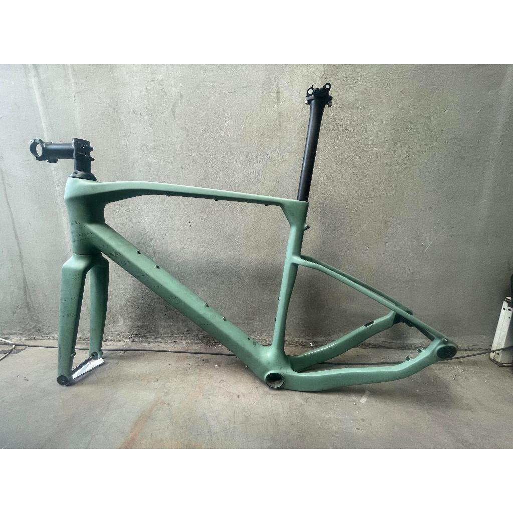 Jual frame set polygon tambora G5 sage green M 2nd kode BB904441 ...