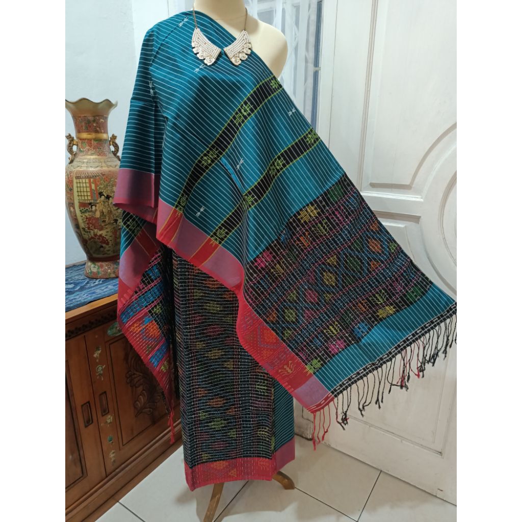 Jual SARUNG SELENDANG SEMI SUTRA MOTIF SADUM ANGKOLA | Shopee Indonesia