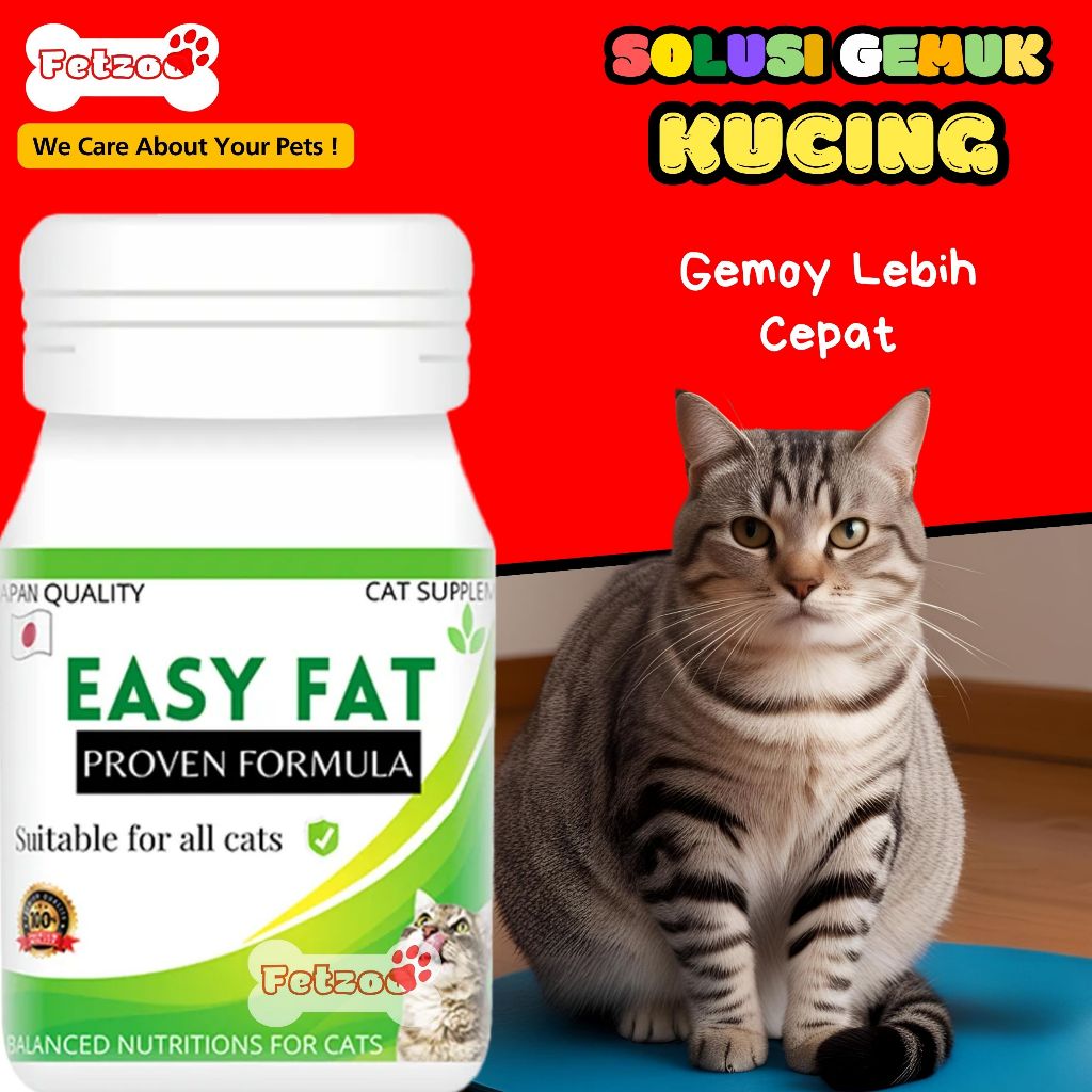 Jual Easy Fat Obat Kucing Anti Demam dan Penggugah Selera Makan Harga ...