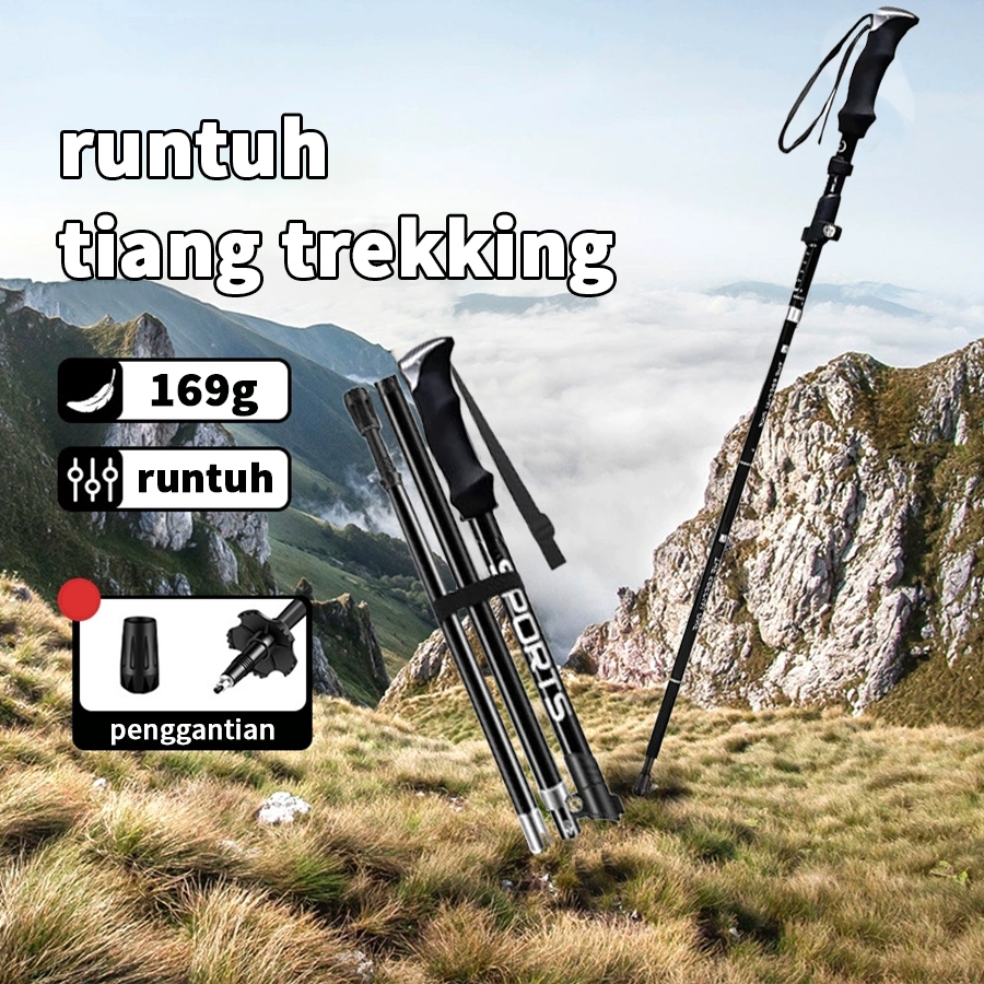 Jual Matougui tracking pole/tongkat trekking/Tongkat Gunung/hydropack ...
