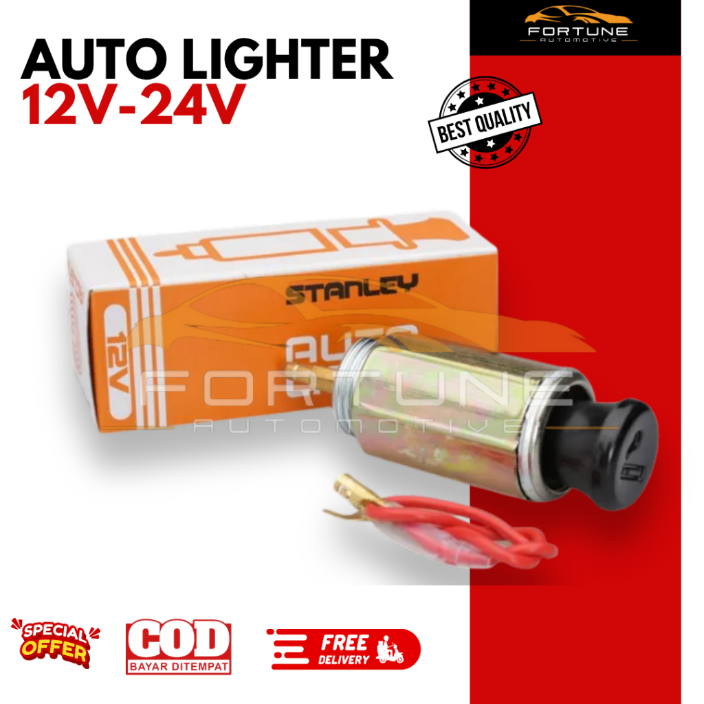 Jual Auto Cigarette Lighter Soket Elektrik Universal Pematik Api Rokok ...