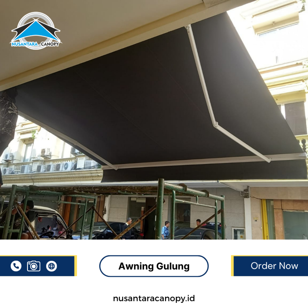 Jual Jasa Pasang Canopy Awning Gulung Otomatis & Manual Bergaransi ...