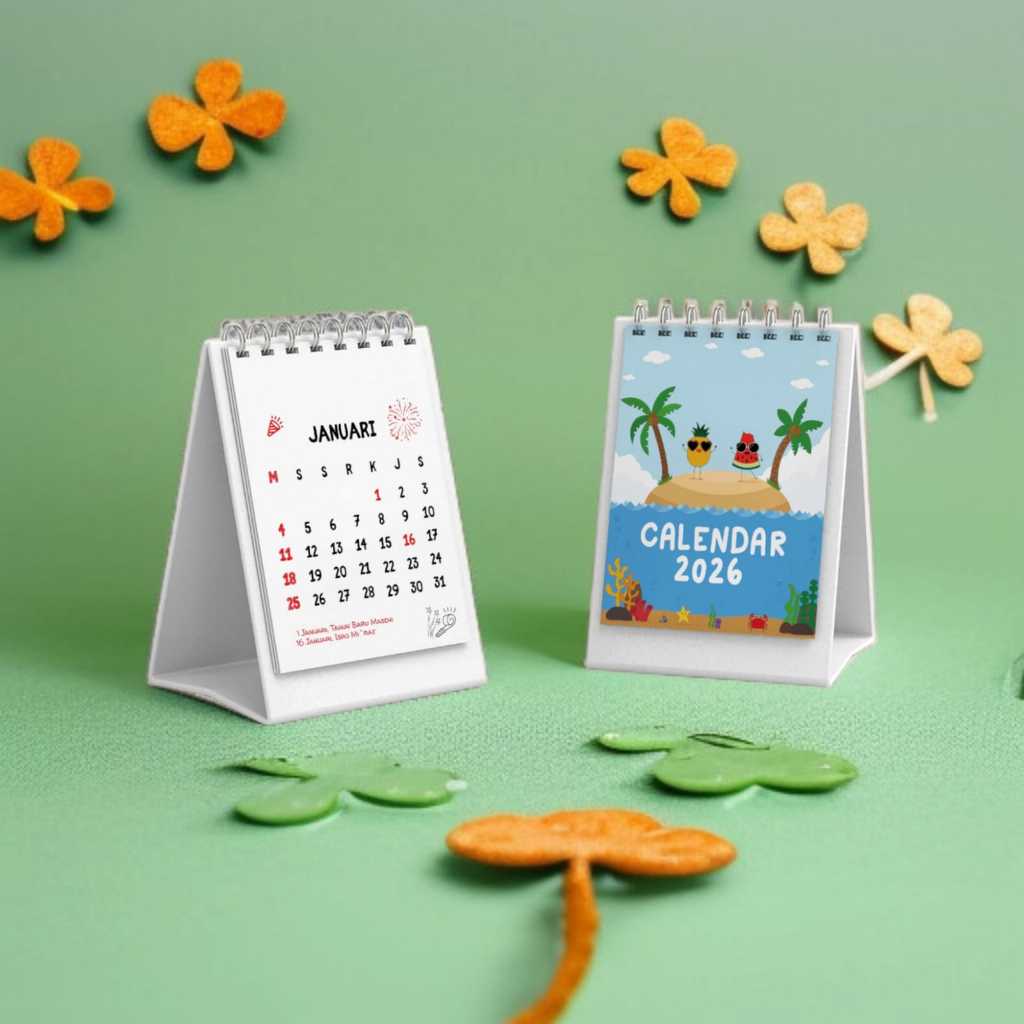 Jual KALENDER MINI 2026 / KALENDER MEJA MINI/ KALENDER MEJA AESTETIC ...