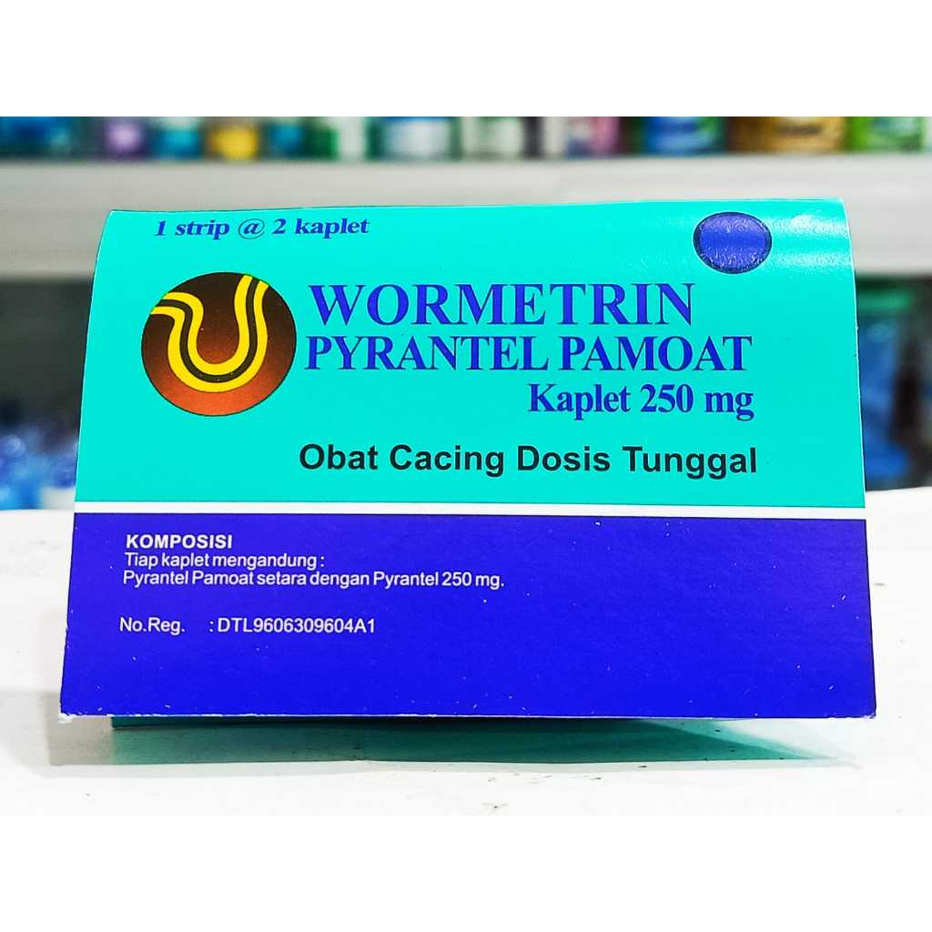Jual 𝐖𝐎𝐑𝐌𝐄𝐓𝐑𝐈𝐍 PYRANTEL PAMOAT 250MG 𝟏 𝐒𝐓𝐑𝐈𝐏 𝐈𝐒𝐈 𝟐 𝐊𝐀𝐏𝐋𝐄𝐓 - Obat Cacing ...