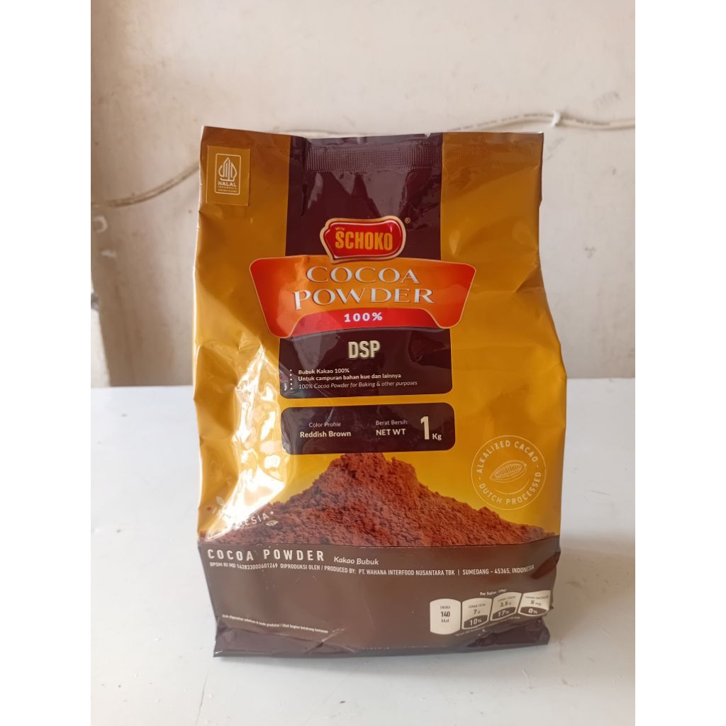 Jual SCHOKO Cocoa Powder 100% DSP 1 Kg | Shopee Indonesia