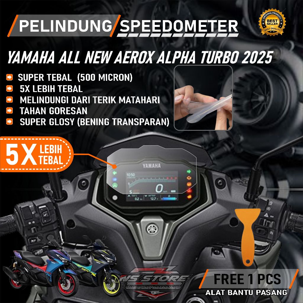 Jual (SUPER TEBAL) ANTIGORES SPEEDOMETER ALL NEW YAMAHA AEROX ALPHA ...