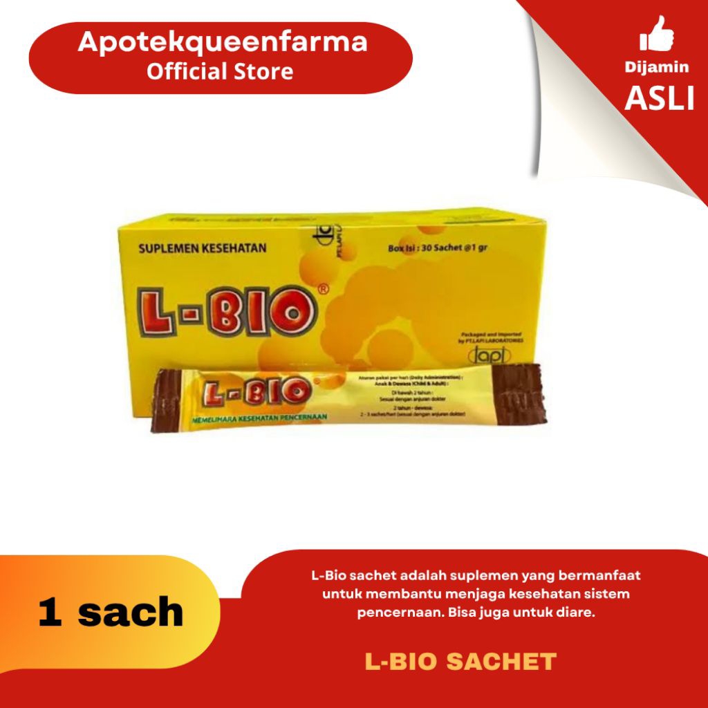 Jual L-Bio Sachet 1 Gram/1 Sachet | Shopee Indonesia