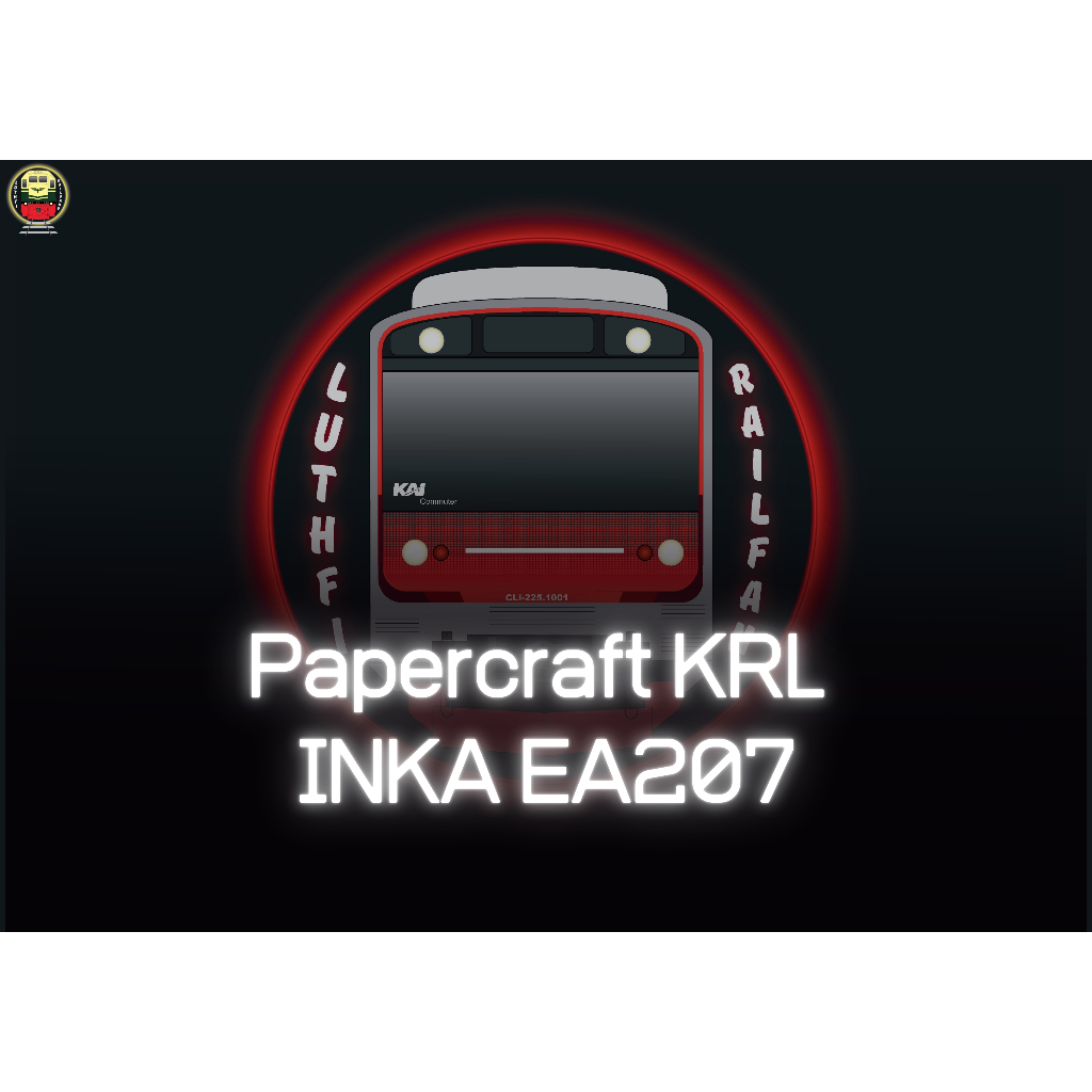 Jual DIY Papercraft KRL INKA Kereta Api Listrik Cetak Pola Kerajinan ...