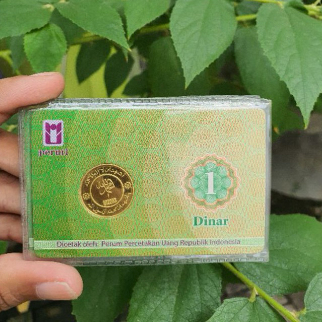 Jual Koin Emas 1 Dinar 4,25 Gram cetakan PERURI (Percetakan Uang ...