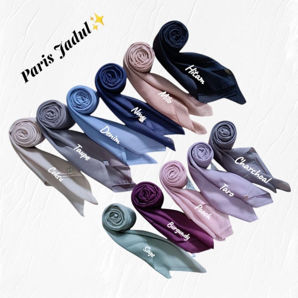 Jual Hijab Segiempat Paris Jadul | Shopee Indonesia