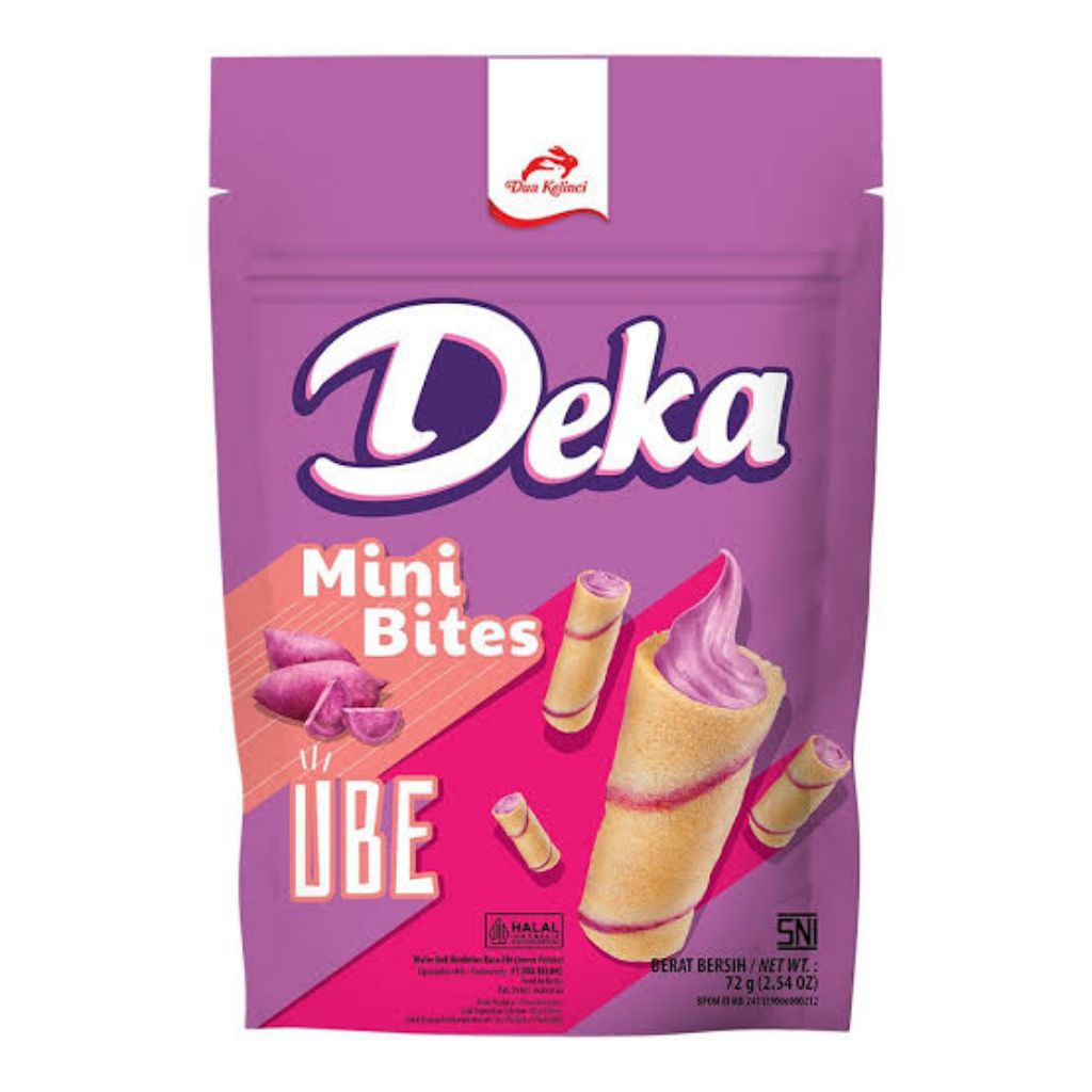 Jual Deka Mini Wafer Bites Ube 72 gram | Shopee Indonesia