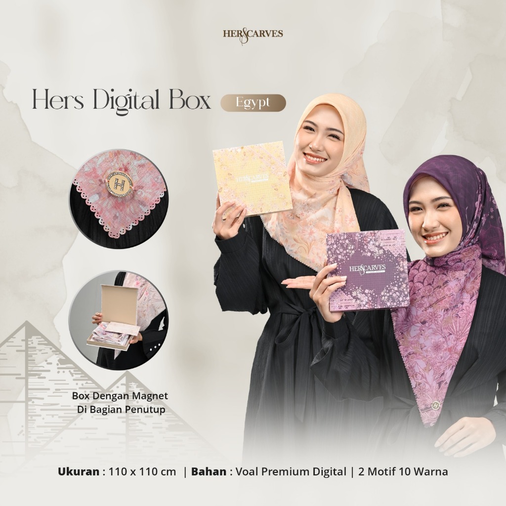 Jual [Grosir/10pcs] Hers Digital Box Series Negara - Hijab Segi Empat Motif Box Magnet Premium ...