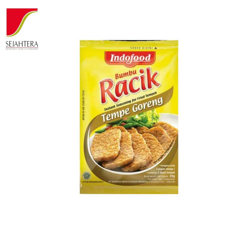 Jual INDOFOOD RACIK TEMPE GORENG 20gr | Shopee Indonesia