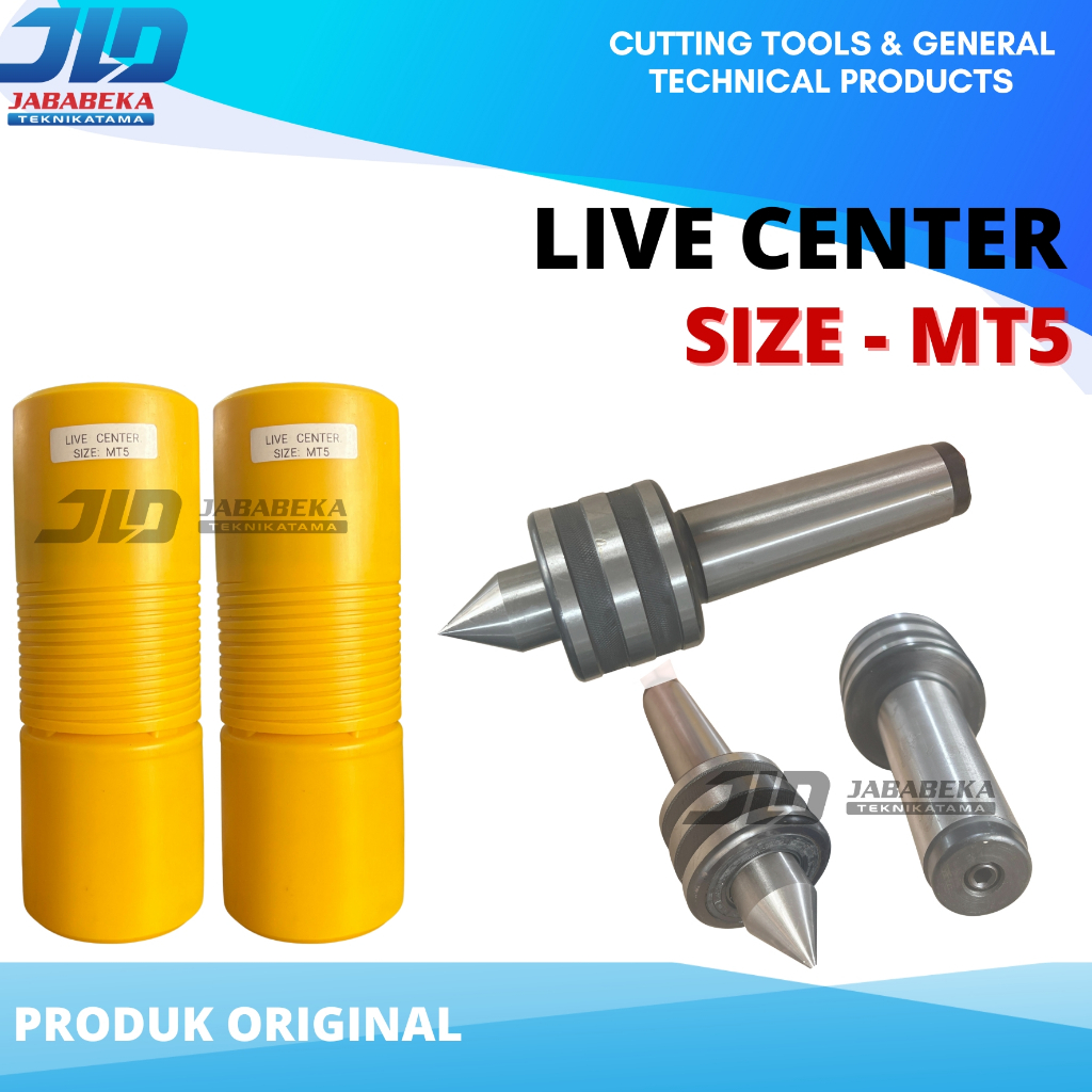 Jual Live Center MT5 | Centering JIG Morse Taper MT5 | Mesin Bubut ...