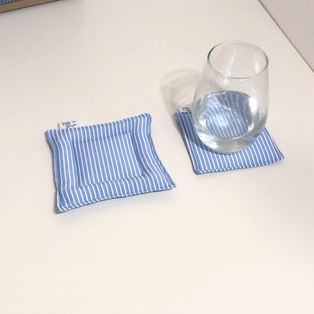Jual Tea Coaster - Puffy | Tatakan Gelas Kain | Coaster Aesthetic ...