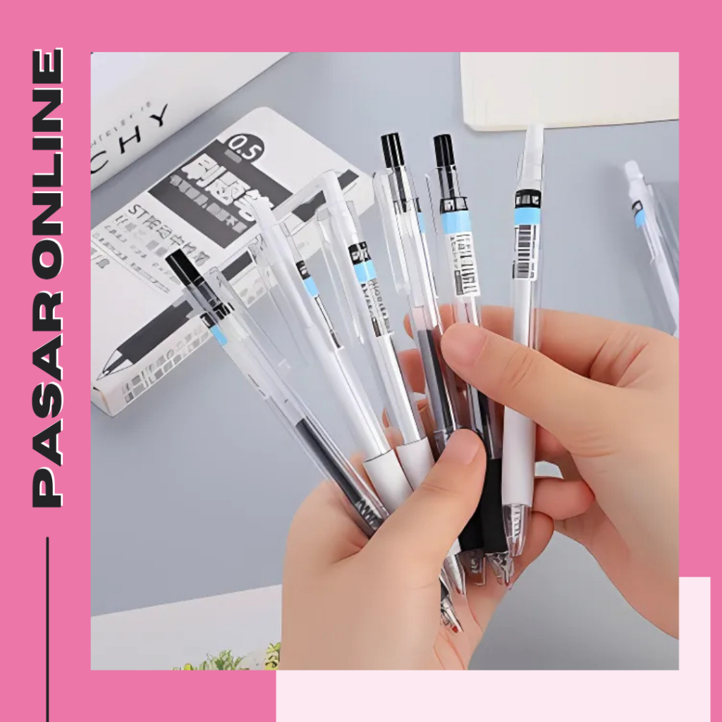 Jual Pena Gel Simple / Pena Polos Mechanical Stationary Alat Tulis ...