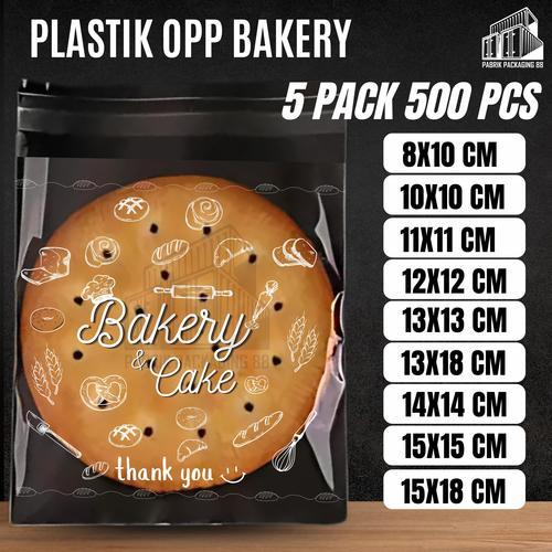 Jual Plastik OPP Roti Motif Bakery Thank You 100 PCS | Kantong Plastik ...