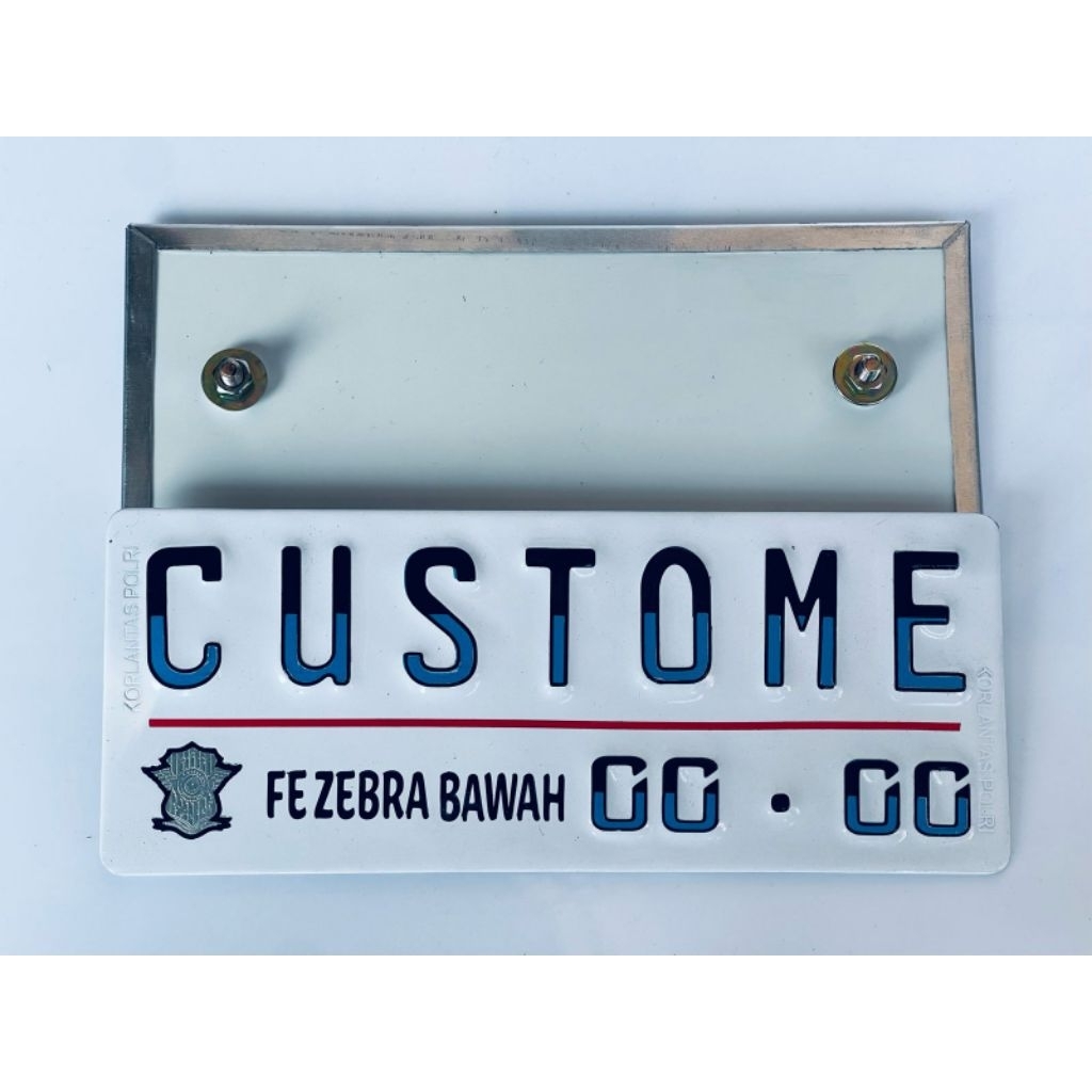 Jual Plat Nomor Baut Tanam Hologram, Plat Nomor Custom Hologram ...