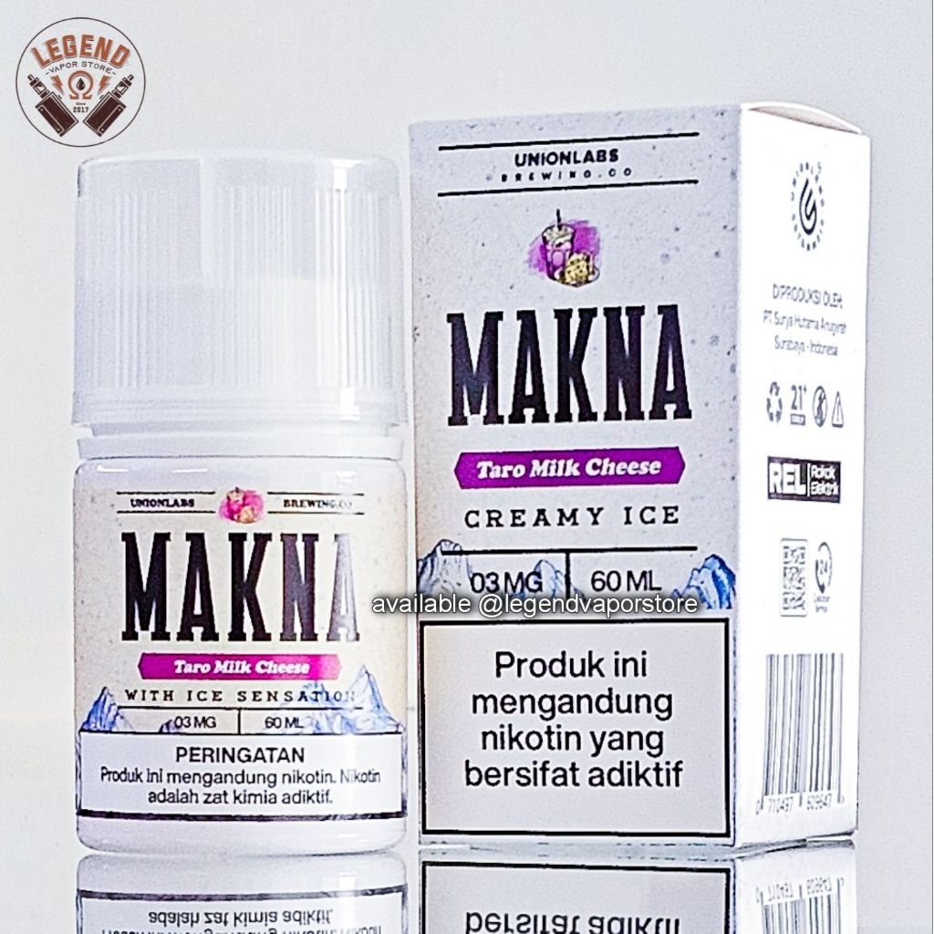 Jual FREEBASE - LIQUID MAKNA V2 Taro Milk Cheese 60ML 3MG 7MG AUTHENTIC ...