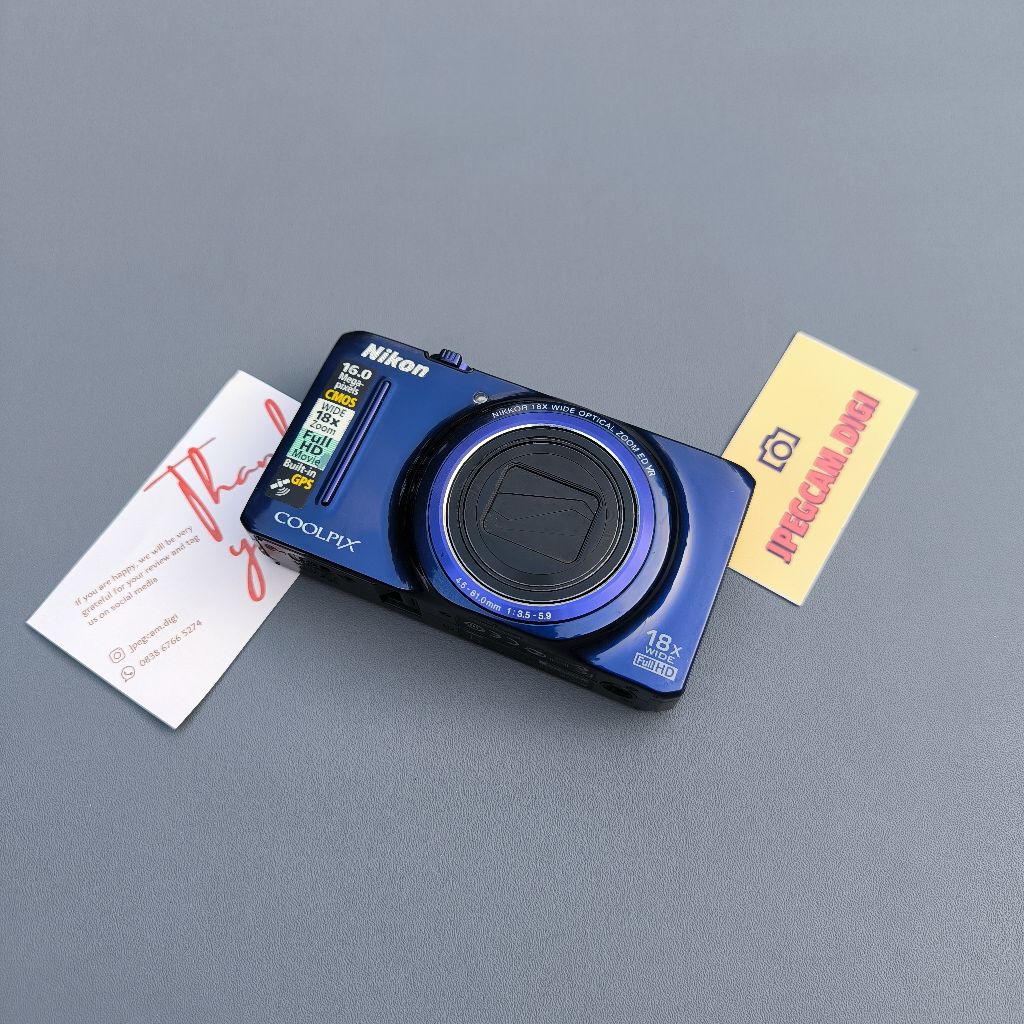Jual DIGICAM KAMERA DIGITAL NIKON COOLPIX S9300 BLUE | Shopee Indonesia
