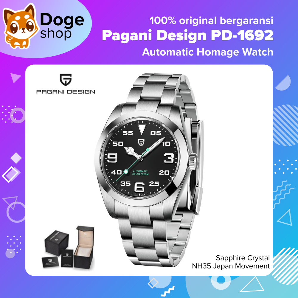 Jual Pagani Design PD-1692 Automatic Watch Homage NH35 Japan Movement PD1692 Jam Tangan ...