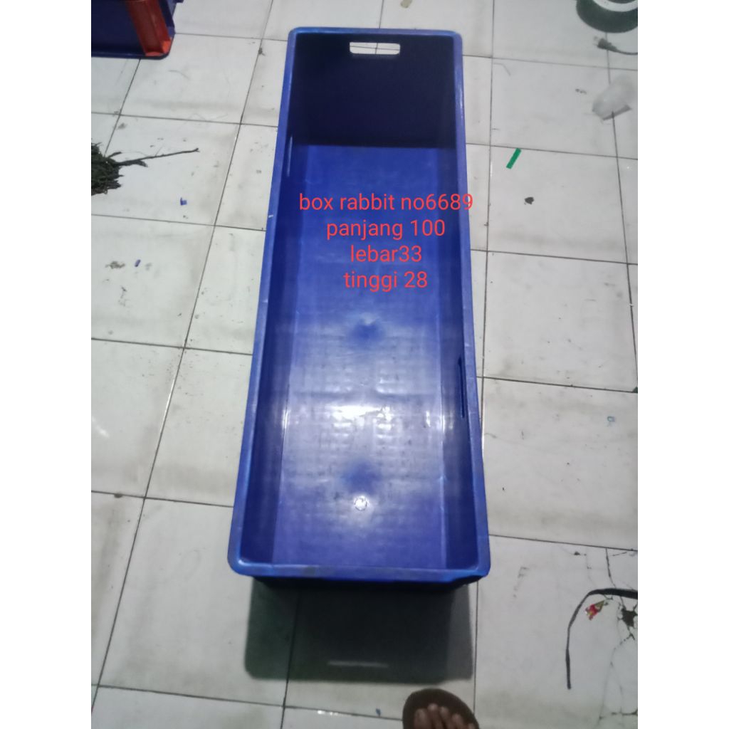 Jual box rabbit no 6689 bekas, ukuran 100x33x28 box ikan keranjang box ...