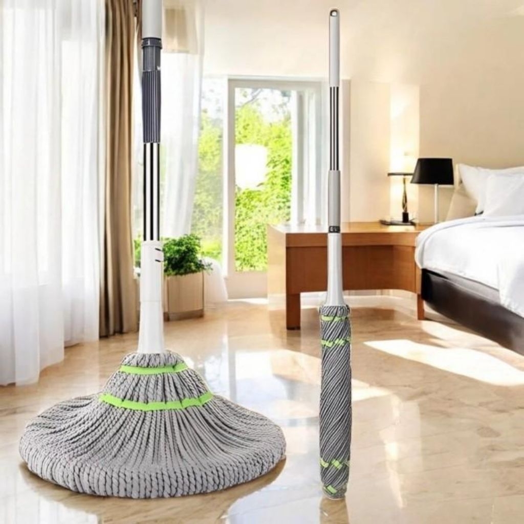 Jual Alat Pel Lantai Putar Otomatis Daya Serap Tinggi Twist Mop Kain ...