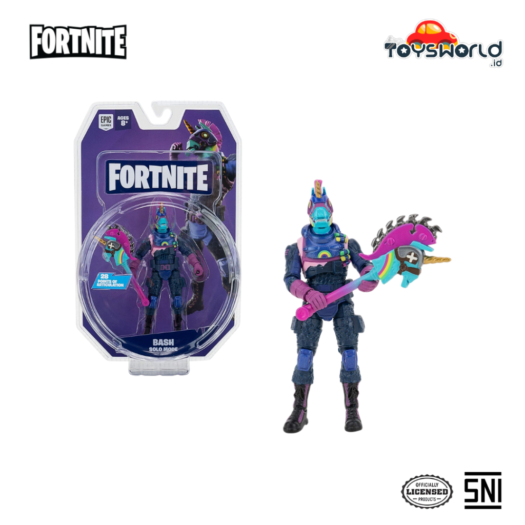 Jual Fortnite 1 Figure Pack Solo Mode Core Figure Bash Rosse - Mainan ...