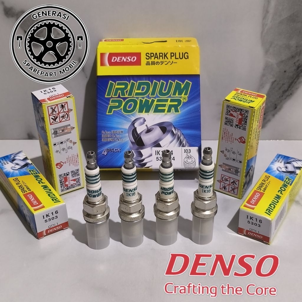 Jual Busi Iridium Power Denso (4pcs 1set ) Daihatsu Xenia 1000cc 1.0 IK16 Original | Shopee ...