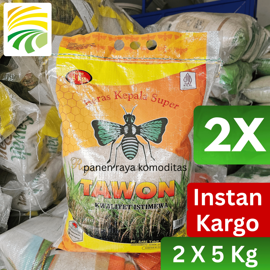 Jual Beras Premium Tawon Kuning Asli 5Kg x 2 (2 Pcs) | Shopee Indonesia