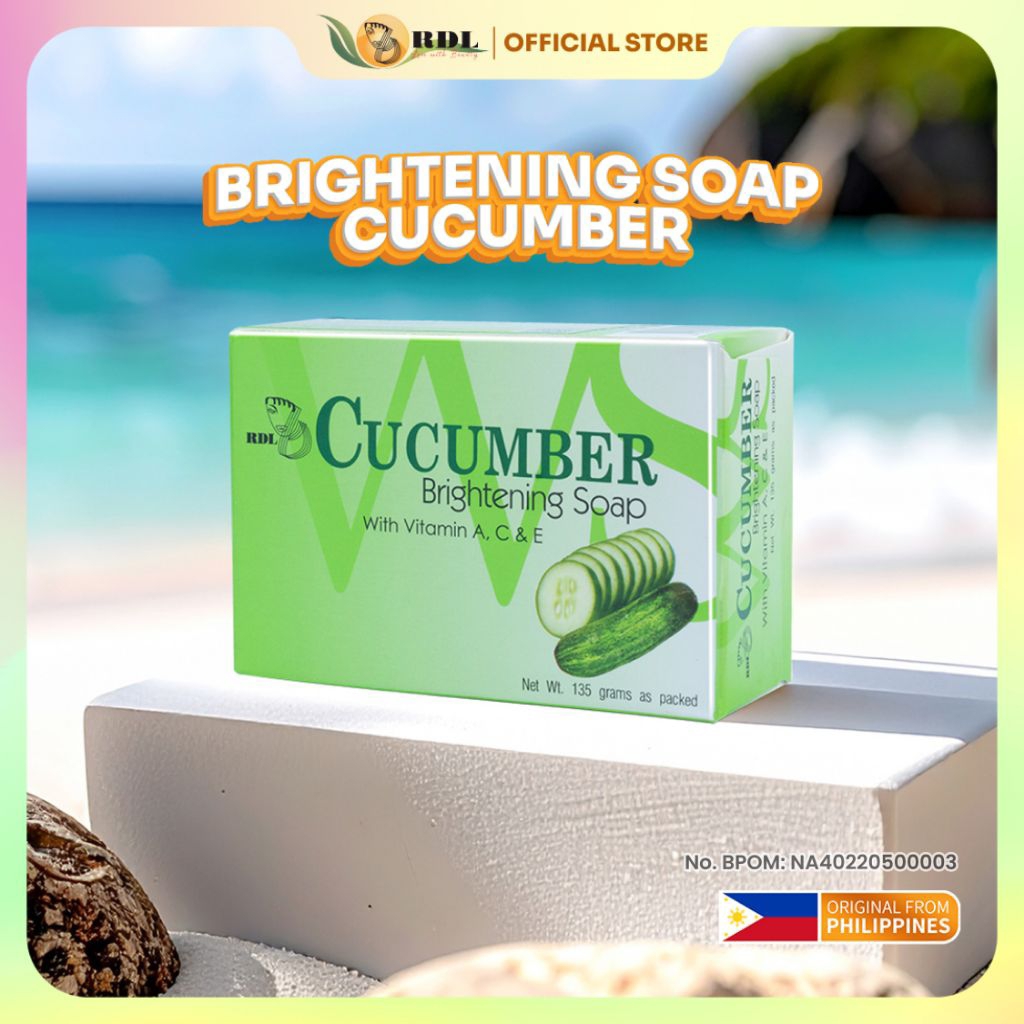 Jual RDL Cucumber Brightening Soap - Sabun Cuci Muka Mentimun Untuk ...