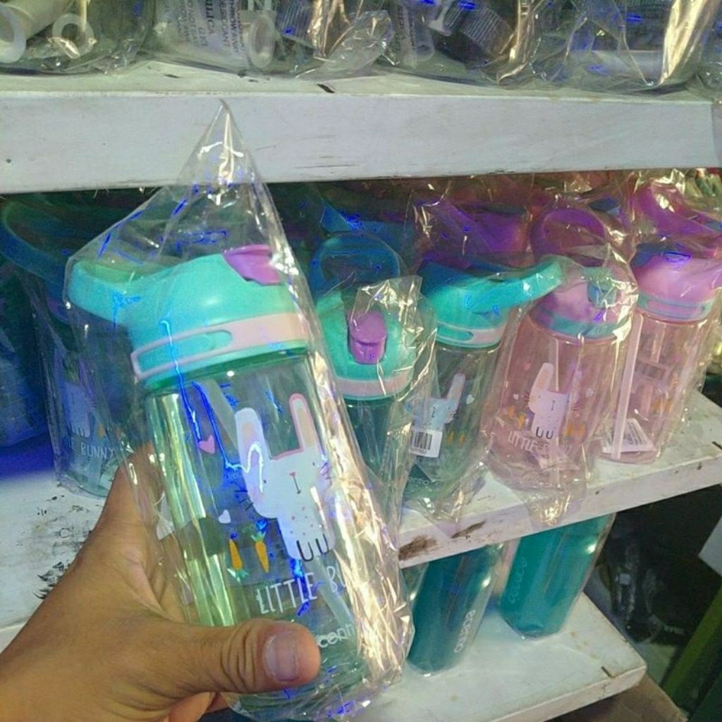 Jual ecentio botol minum anak lucu 400ml | Shopee Indonesia