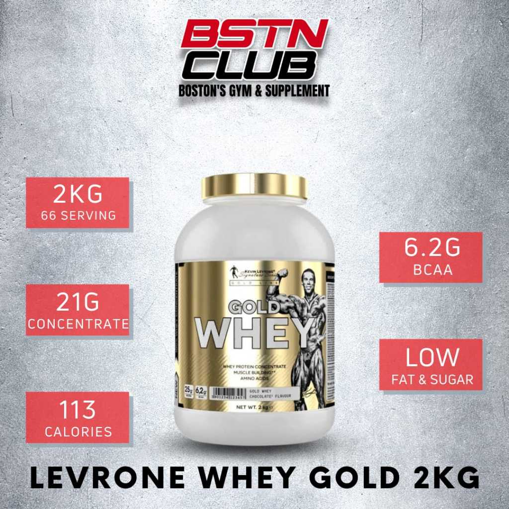Jual KEVIN LEVRONE GOLD 2KG WHEY PROTEIN | Shopee Indonesia